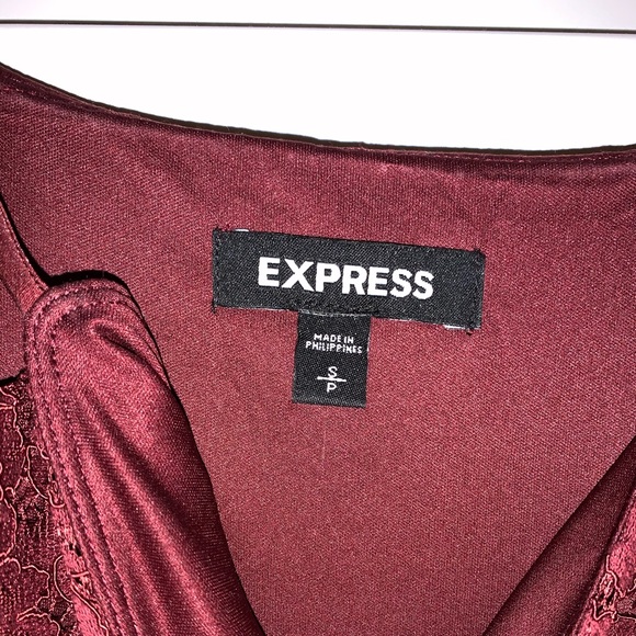 Express | Dresses | Never Before Worn Maroon Dress From Express | Poshmark